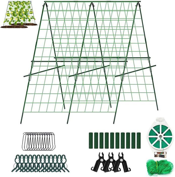 Treillis de Concombre Pliable, Treillis de Concombre à Cae pour Jardin ...