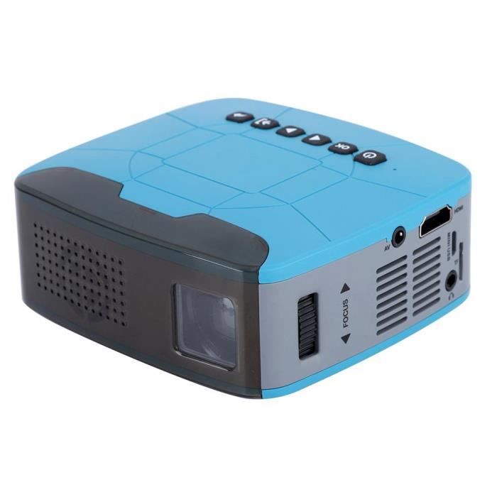 Xuyan 500lm LCD micro projecteur vidéo projecteur 1080p avec réglage du ...