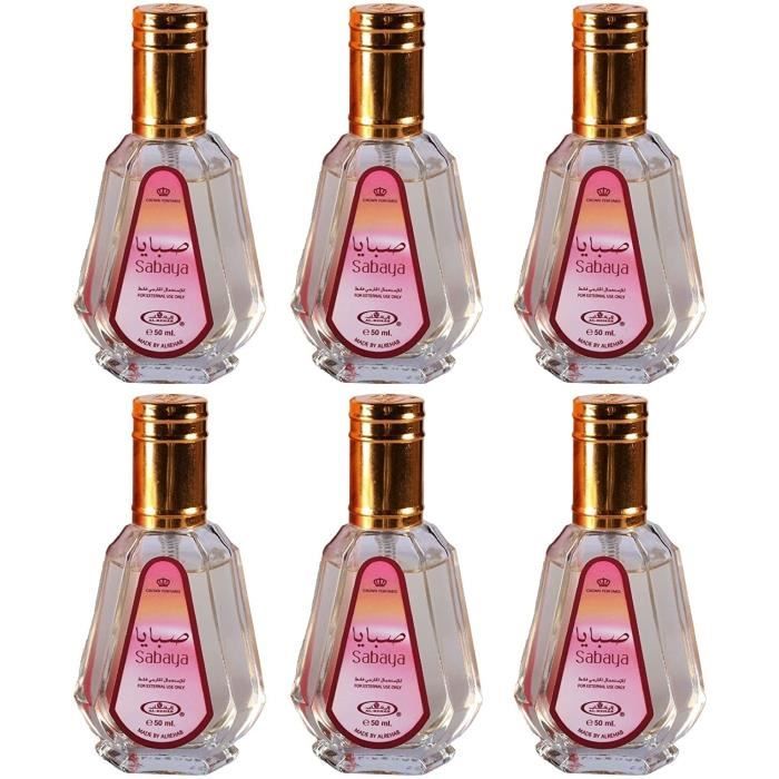 Lot De 6 Musc Parfum Sabaya AL REHAB 50ml Eau de Parfum Unisexe Parfum ...