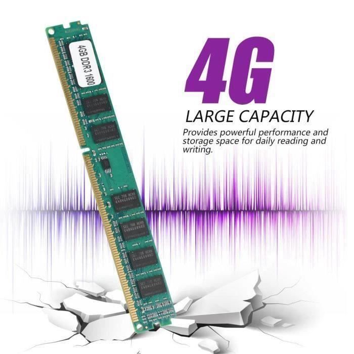 TE Carte de module RAM mémoire 240Pin Mini DDR3 4GB 1600MHz PC3-12800 ...