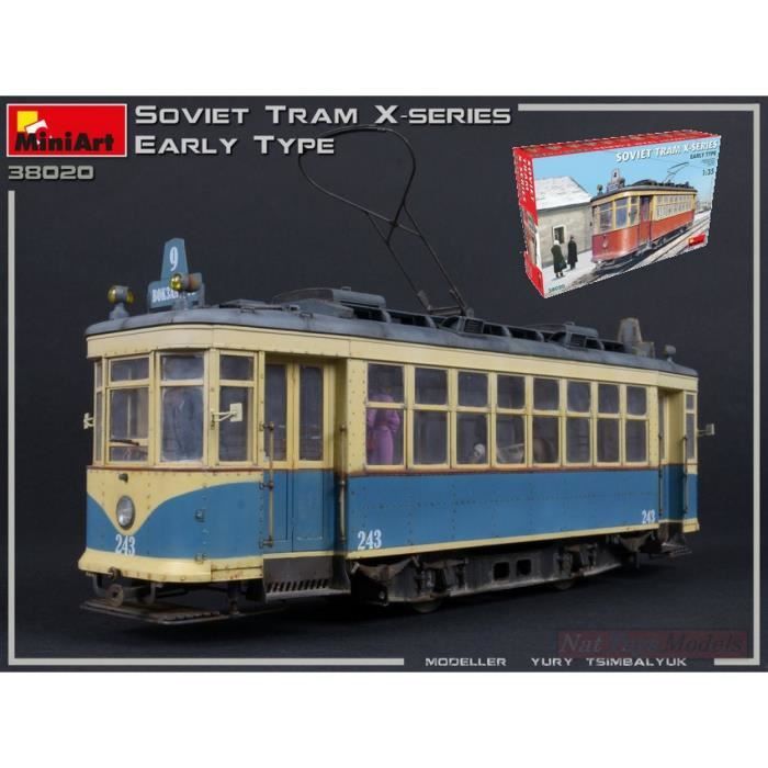 MINIART MIN38020 SOVIET TRAM X-SERIES EARLY TYPE KIT 1:35 MODELLINO ...