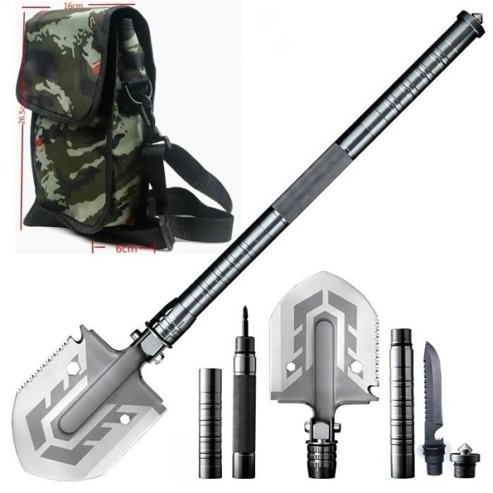 Pelle tactique multifonction chariot élévateur militaire pliant pour l ...
