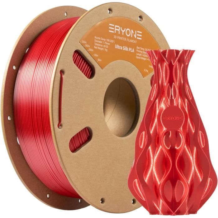 Ultra Silk PLA Filament pour imprimante 3D, 1,75 mm, tolérance: ± 0,03 ...