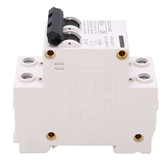 DEX Disjoncteur miniature AC DC Disjoncteurs Miniatures 63 A 400 V AC ...