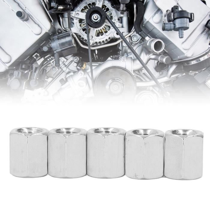 Écrou d'accouplement hexagonal - FDIT - Lot de 20 - Acier inoxydable 304 - M8x1.25 12 L14mm ...