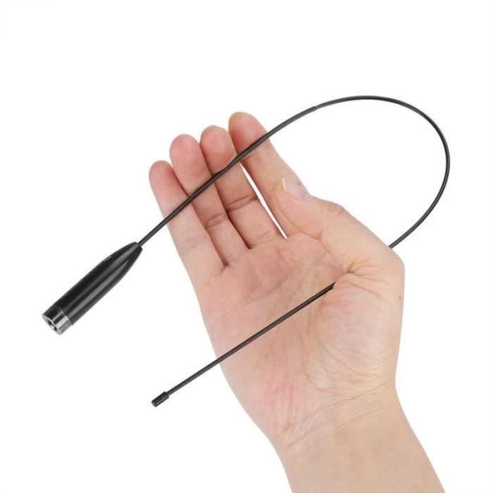 TALKIE WALKIE WIPES Antenne RH771S Connecteur SMA Male UHF+VHF Ultra Mince Dual Band Pour Talkie ...