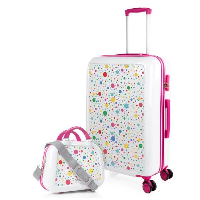 Set Valise Rigide, Lot De Valises Soute Avion 4 Roulettes 703660B ...