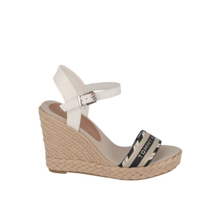 Sandales à talon haut compensé - Cdiscount Chaussures