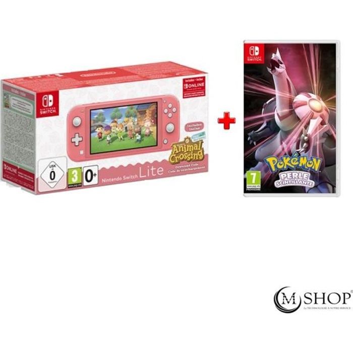 Console portable - Nintendo - Switch Lite - Animal Crossing - Pokemon ...