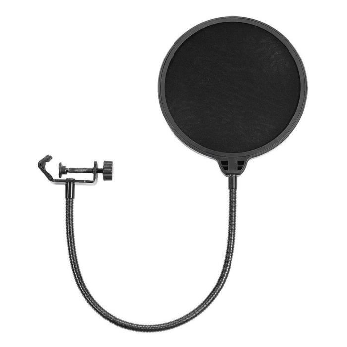 Microphone Filtre Anti Pop micro Écran anti-vent Avec Double Couche Pop ...