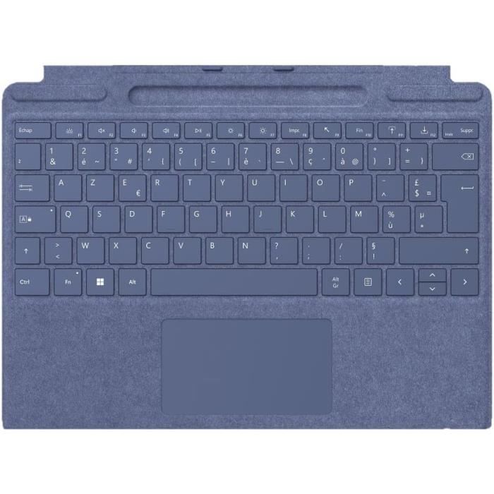 Surface Clavier Signature Keyboard, Bleu Saphir, Compatible Surface Pro ...