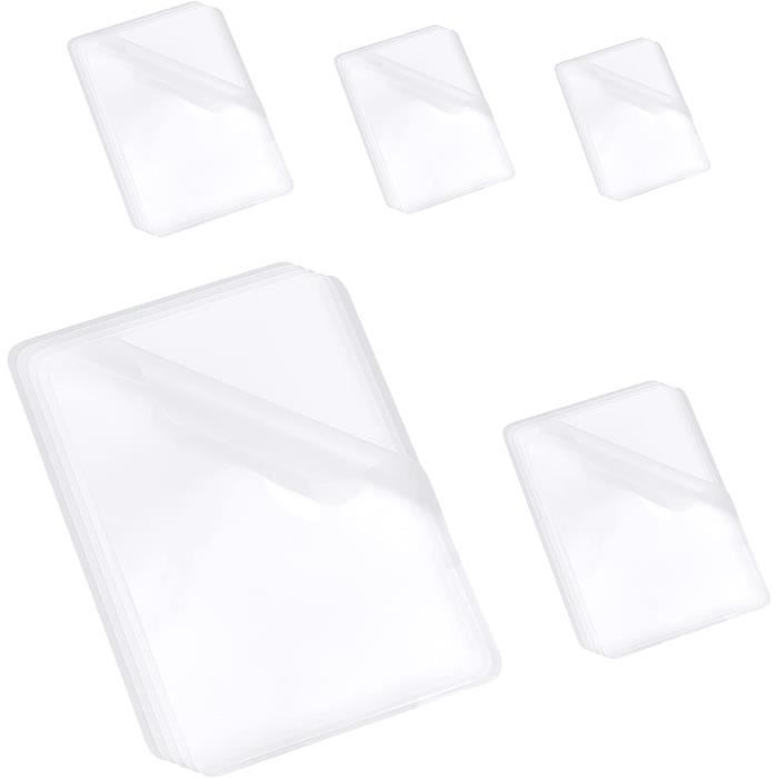 Nbeads 150 Pcs 5 Tailles Pochettes De Plastification Thermique, 100 ...