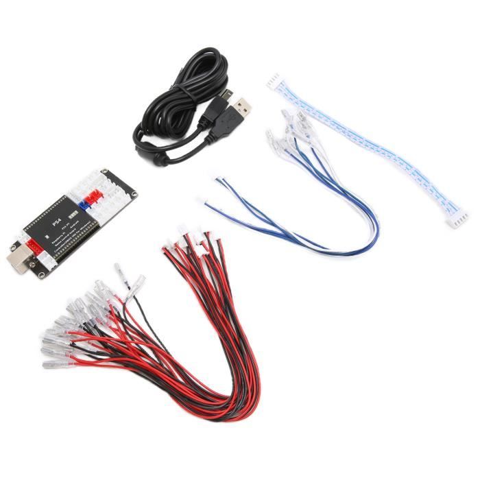 Tbest encodeur USB d'arcade Arcade USB Encoder Zero Delay Game Controller DIY Code Board to ...