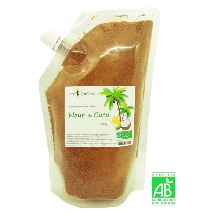 400gr - Sucre Fleur de Coco Bio - Cdiscount Au quotidien