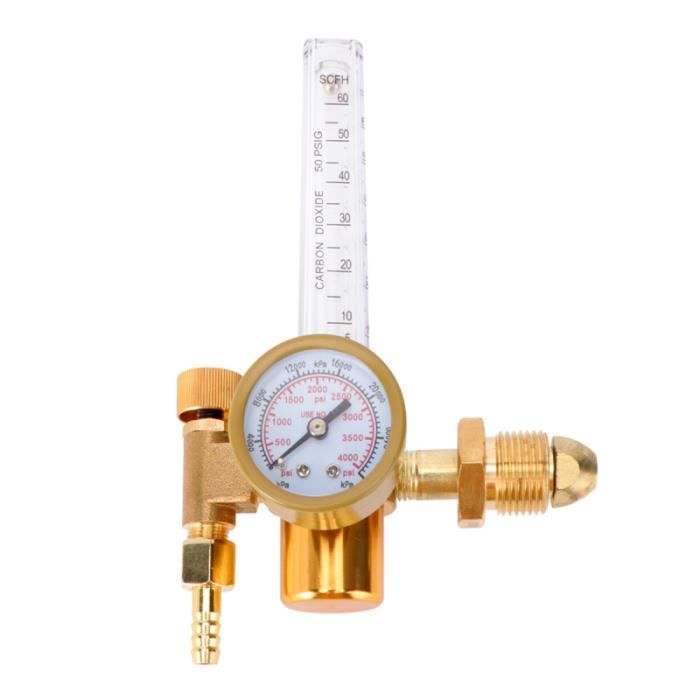 Débitmètre Argon CO2 Gaz Testeur De Mesure Régulateur Pour Soudeur Tig ...