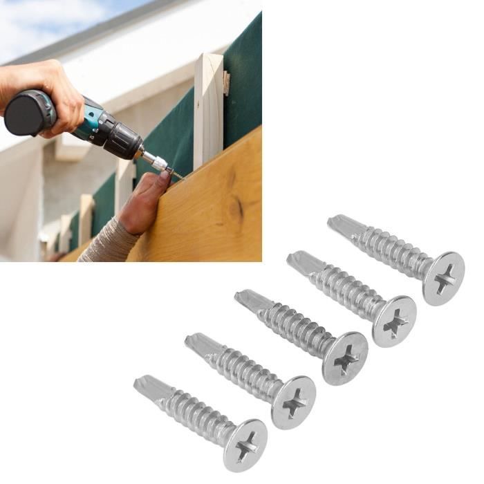 Vis autoperceuses - YOSOO - BOY - Acier inoxydable 410 - Tête fraisée - Cruciforme - Cdiscount ...