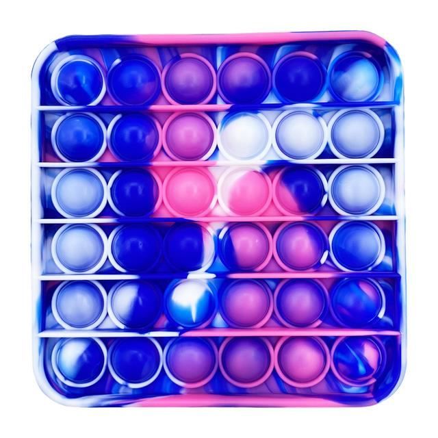 Jouets de décompression,PL-325--Push Bubble Sensory Fidget Toy Box pour ...