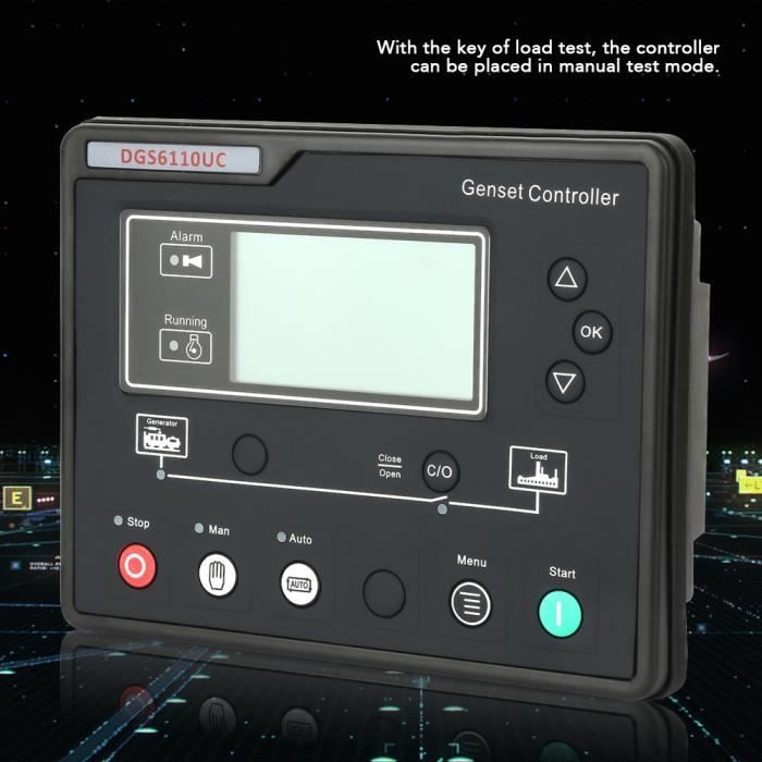Contrôleur de générateur - ZJCHAO - DGS6110UC - Écran LCD - Mode de ...