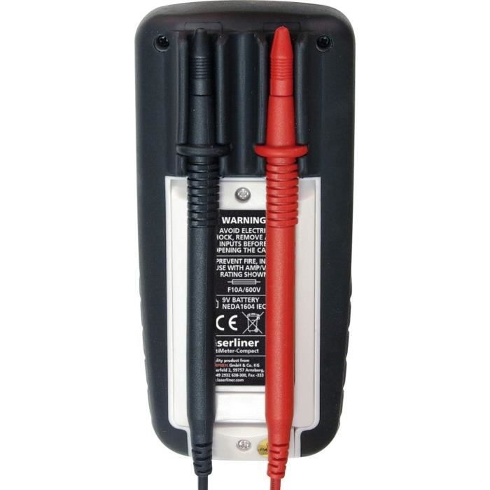 Multimeter-Compact - Multimètre - Mesure Tension Et Courant - Cat Iii ...