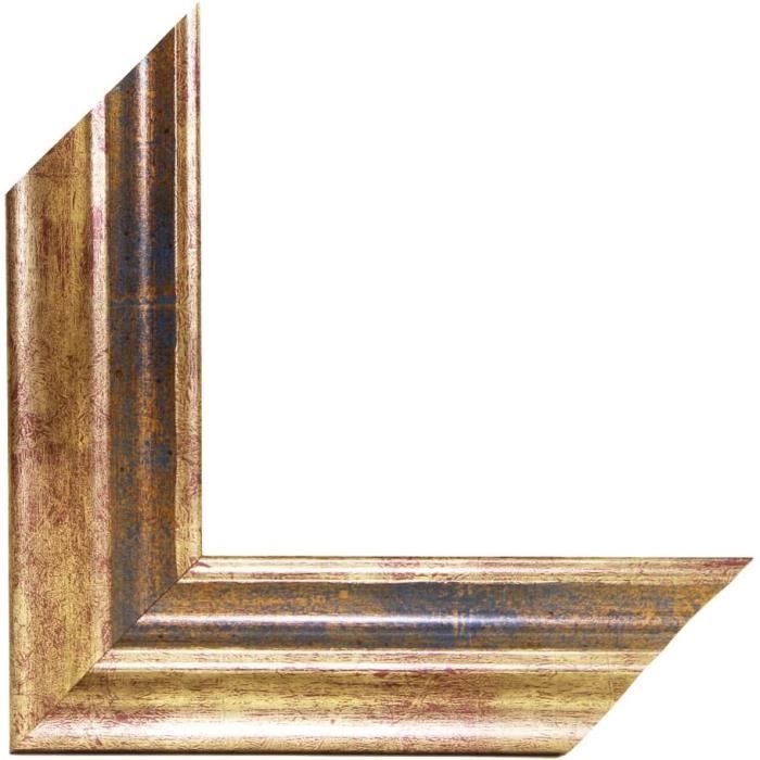 Cadre Photo 70 X 50 Cm Bois Massif - Doré Bordeaux Bleu Baroque Shabby ...