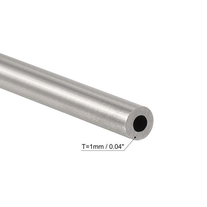 Tuyau Tube Acier inoxydable 304 SOURCING MAP 4mm Diamètre extérieur 1mm ...