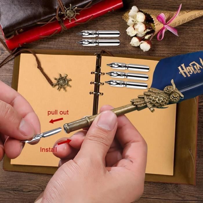 Ensemble De Stylos De Calligraphie Plume,Ensemble De Stylos Plume Harry ...