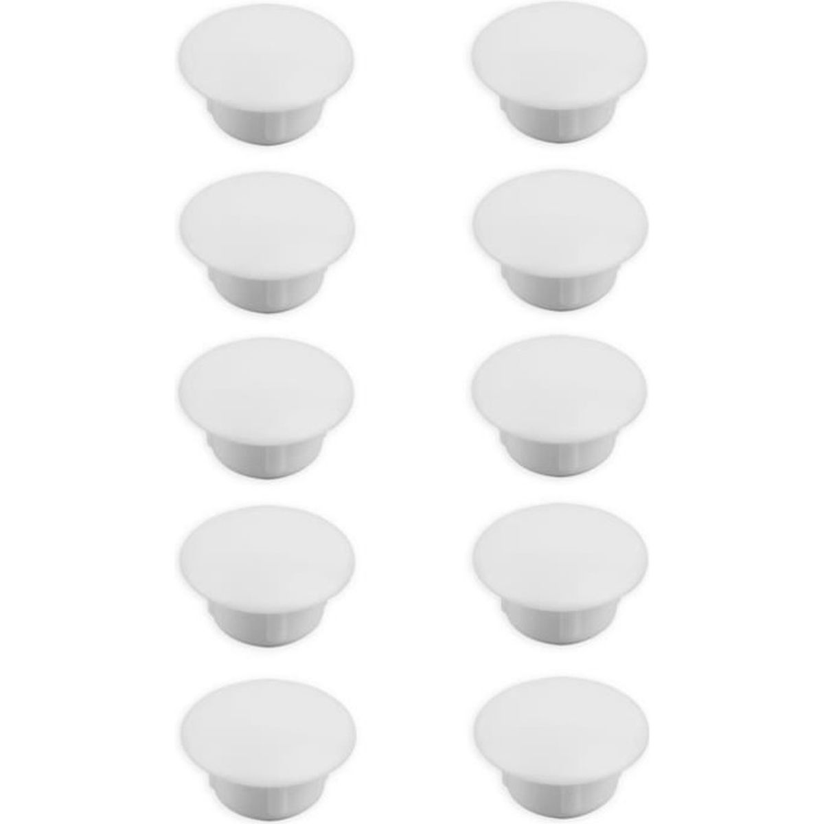 10x cache vis blanc universel trou capuchon protection 4mm 5mm bouchon ...