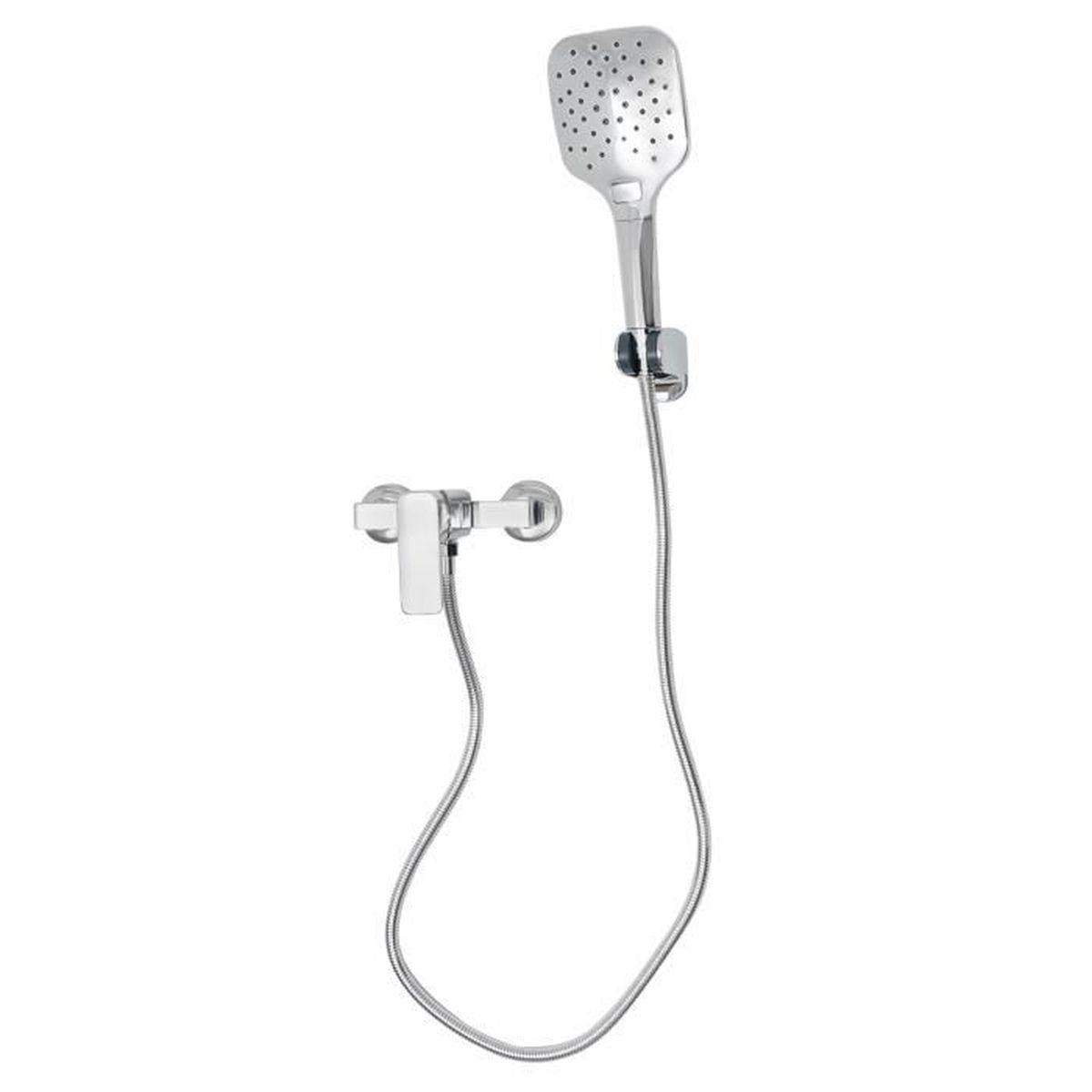 Colonne de douche-Support mural-3 Modes d'évacuation de l'eau-Argent ...