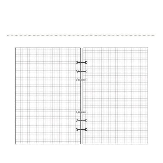 A7 - Grille - spirale transparent PVC cahier couverture lâche journal ...