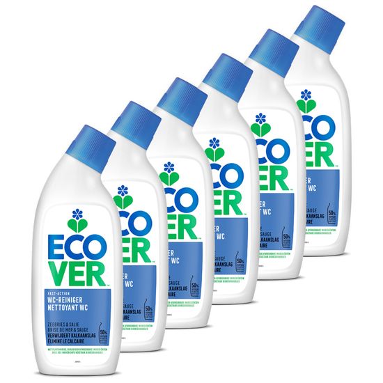 Ecover - Nettoyant WC - Lot Éco 6 x 750 ml - brise marine & sauge - Cdiscount Au quotidien