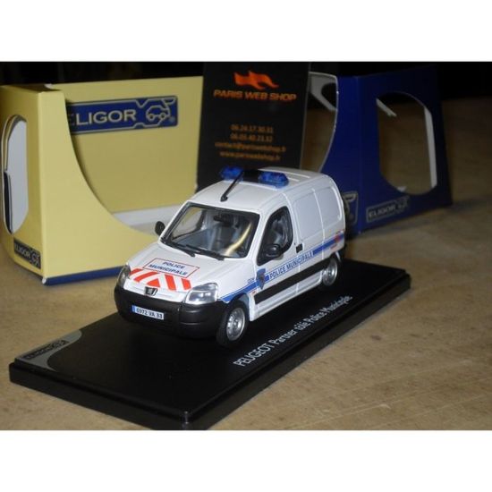 Peugeot Partner Police Eligor 1/43e - Cdiscount Jeux - Jouets