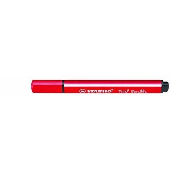Stylo Feutre - STABILO - Trio Scribbi - Rouge - Enfant - Mixte ...