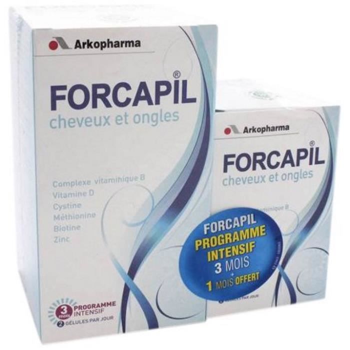 Complément alimentaire - Forcapil - 240 Gélules - Beauté des Cheveux ...