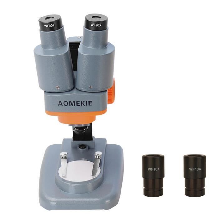 Caméra de microscope,AOMEKIE-Microscope stéréo binoculaire,au-dessus de ...