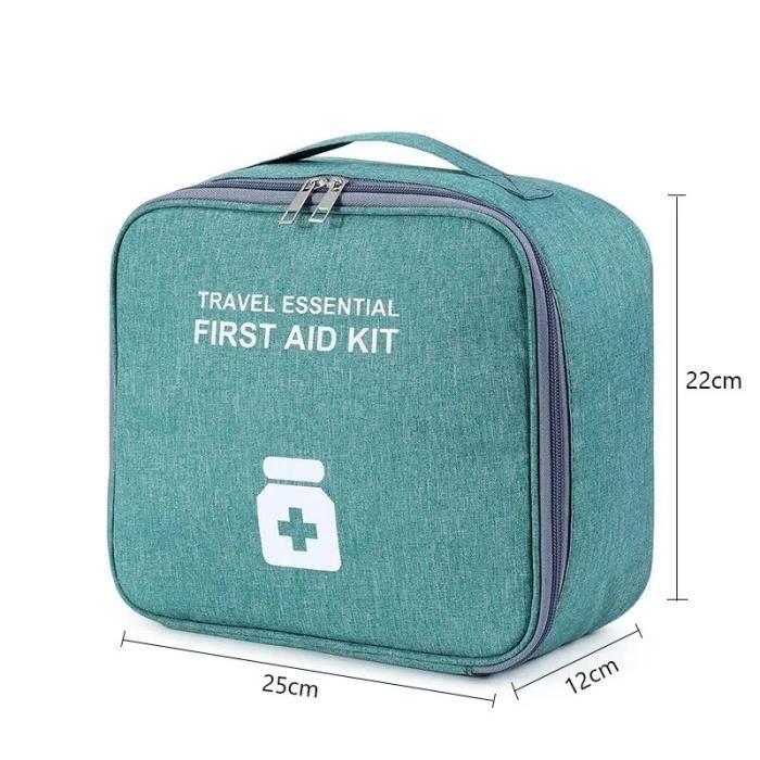 Trousse de secours,Trousse de premiers soins portable Oxford,sac de rangement pour médicaments ...