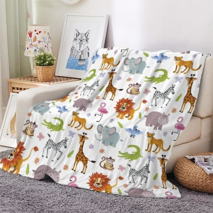 Plaid Couverture Flamant Garcon Fille Enfant Douce Et Confortable ...