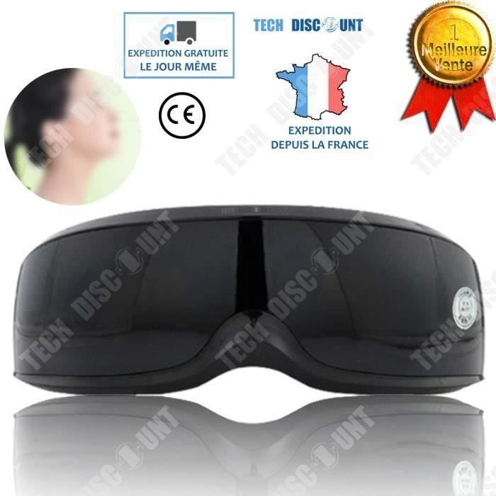 TD® Appareil massage des yeux oculaires chauffant cernes protection ...