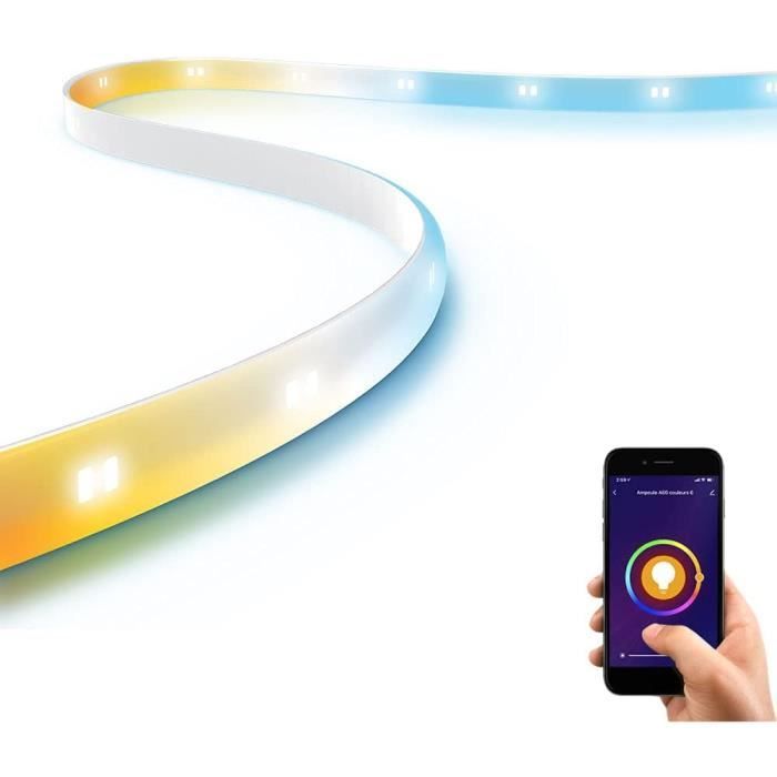 Ruban Led Connecté De 2M - Led Ruban Avec Variation De Couleur Et De ...