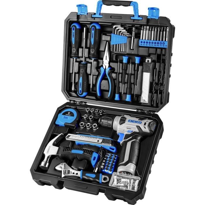 Caisse A Outil Avec Perceuse Visseuse Multifonction Sans Fil 8V, 126 ...