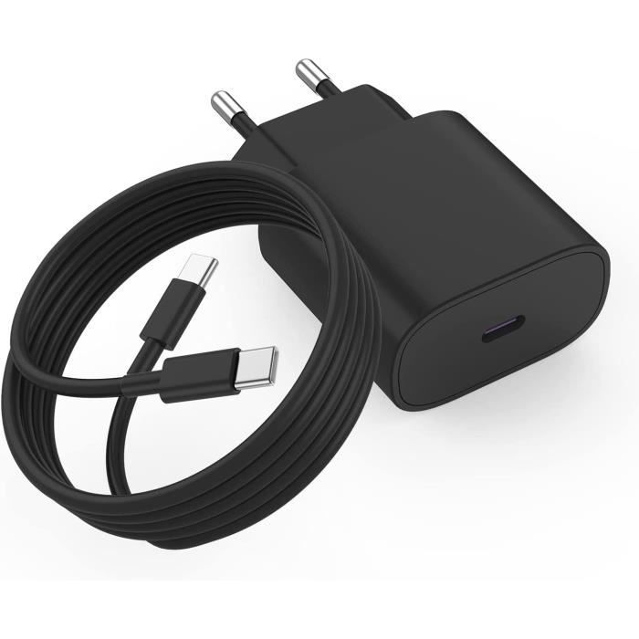Chargeur Usb C 25W Pour Samsung Galaxy S22 - S22 Plus - S22 Ultra - S21 ...