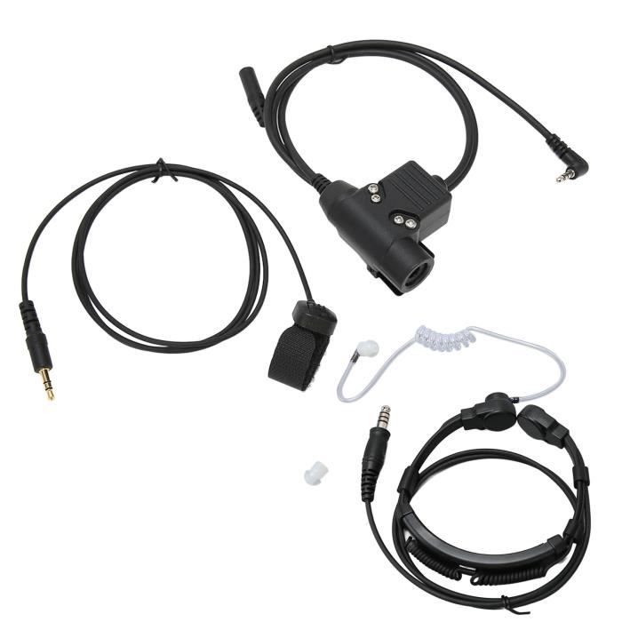 Cikonielf Casque de micro de gorge Micros-casques - Micro-casque avec ...
