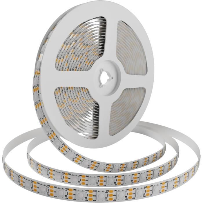 Rgb Led Strip Ws2812B 5V Dimmable Coloured Led Strip 5 Metres 60 Leds-M ...