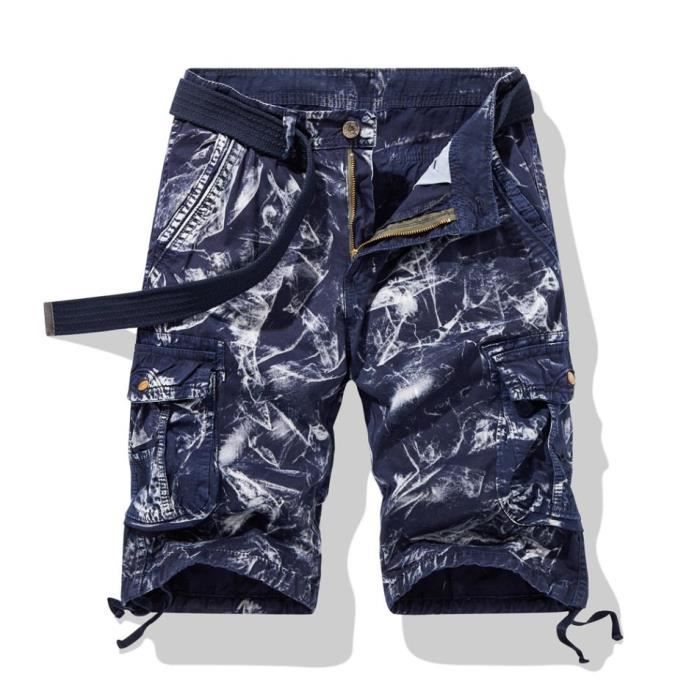 Short Homme Marque Luxe Sport amples et decontractes en camouflage avec ...