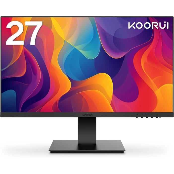 27 Pouces Écran Pc, Fhd (1920X1080P), 75Hz, Va, 5Ms, Hdmi, Vga ...