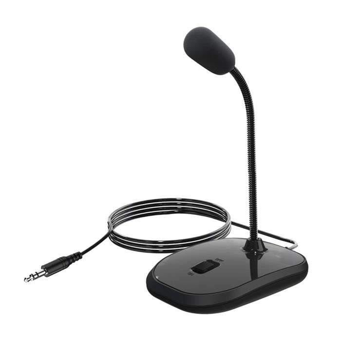 Microphone d'ordinateur Micro à condensateur omnidirectionnel pour le ...