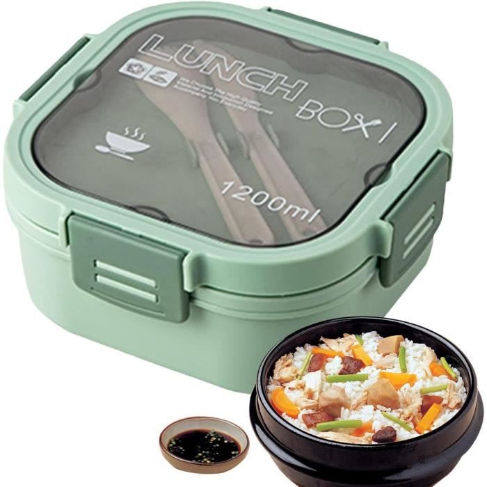 Boîtes À Lunch - Boîte À Bento En Silicone - 1200 Ml Bento Boîte À ...