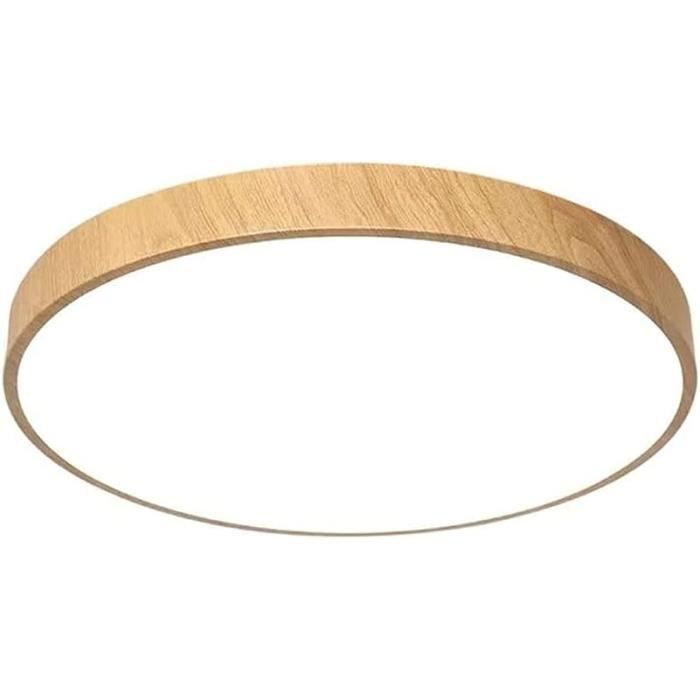 Plafonnier Créatif De Style Plat Simple, Plafonnier Rond À Led Ultra ...