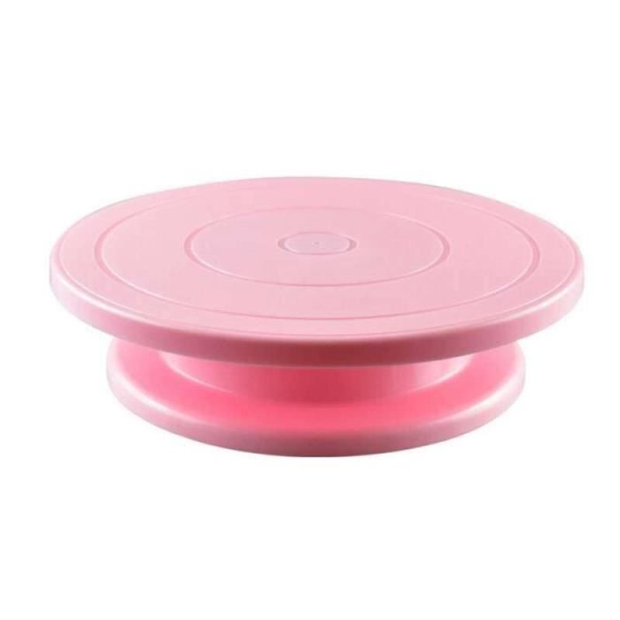 HK09736-Mini plateau tournant à 360 degrés. 14cm. pour décoration de ...