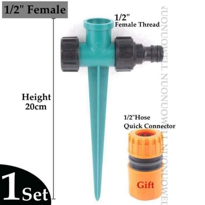 WE11775-Buse de Base d'arrosage de pelouse. filetage 20cm. 1-2 .quot.3 ...