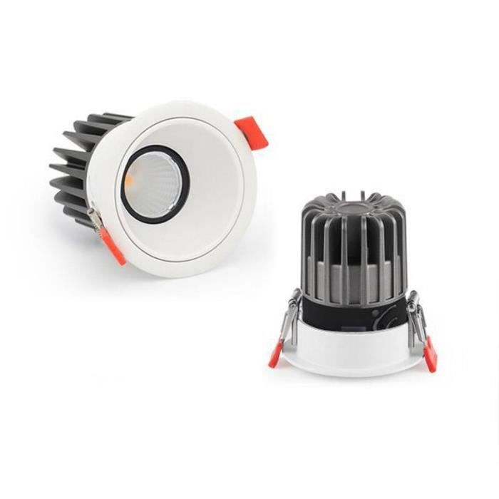 SPOTS,White-24W Dimmable-Cold white 6000k--Spot lumineux LED circulaire ...